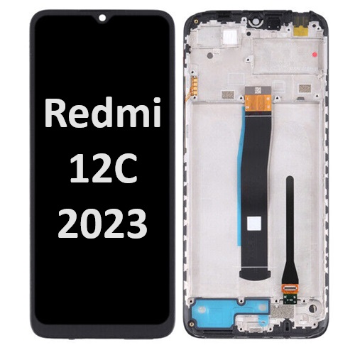 Xiaomi Redmi 12C (2023) LCD / OLED touch screen with frame (Original ...